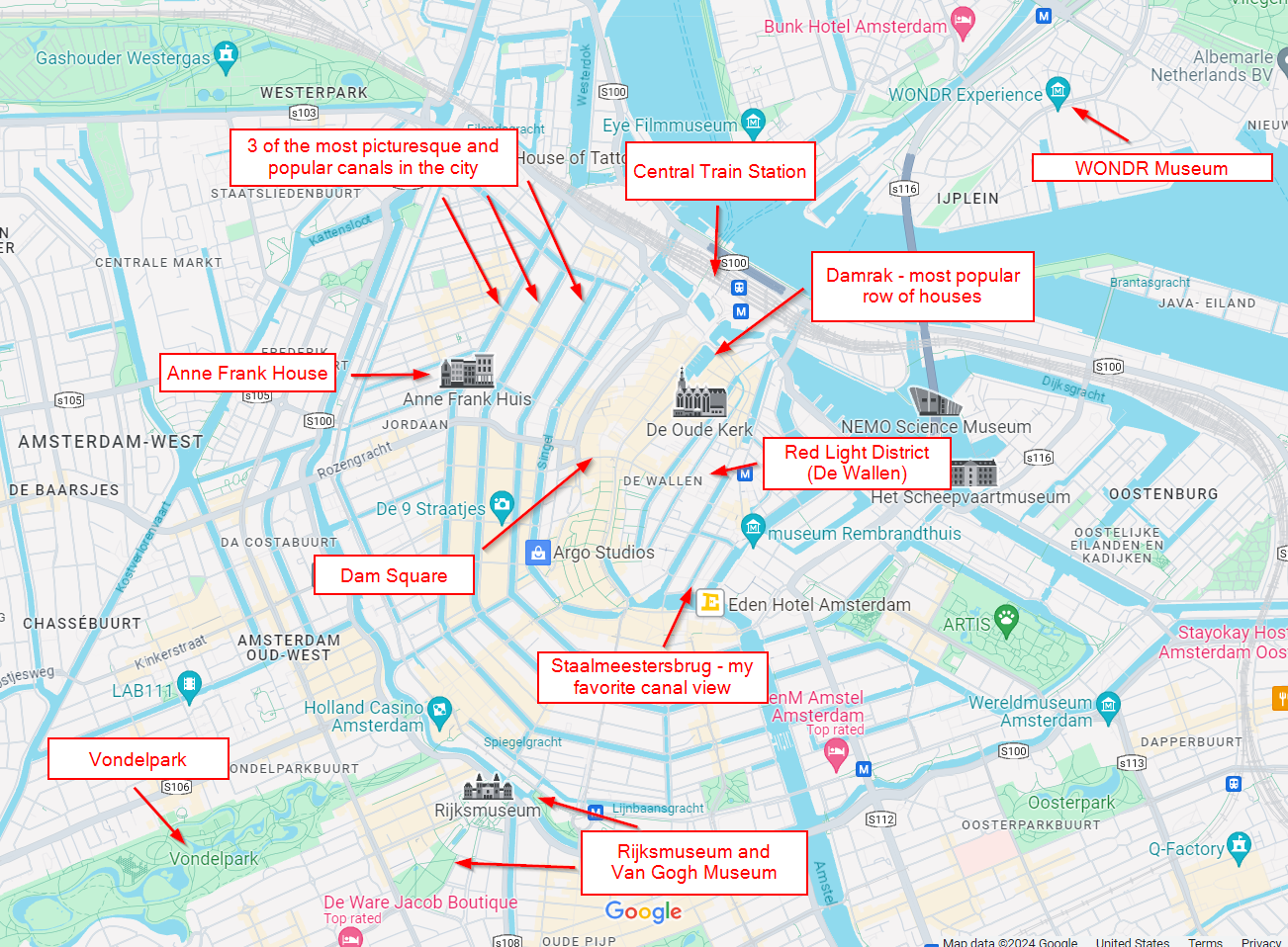 Best views in Amsterdam